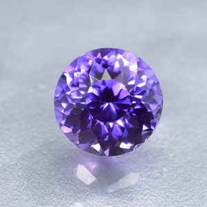 3.45 Ct Natural Purple Blue Taaffeite Sapphire Round Cut Loose Gemstone ...