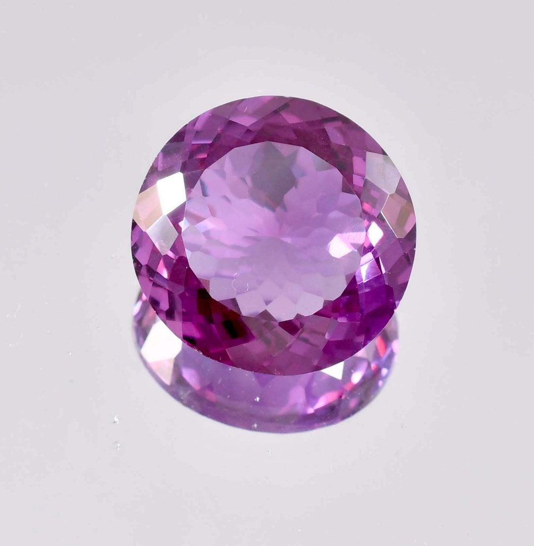 13 X 13 Mm Flawless 14.10 Ct Natural Color-change Grey Purple ...