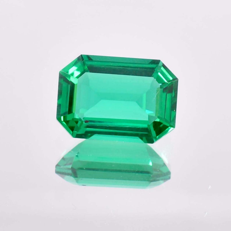 AAA 14 X 10 Mm HUGE Flawless 10.30 Ct Natural Green Zambian Emerald ...