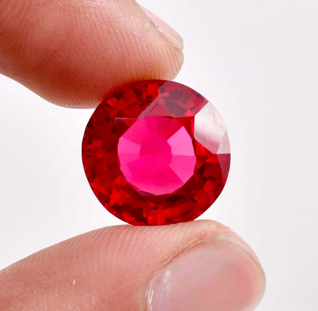 FLAWLESS Natural Red Painite Burmese Facet (GIT) Certified Round Cut ...