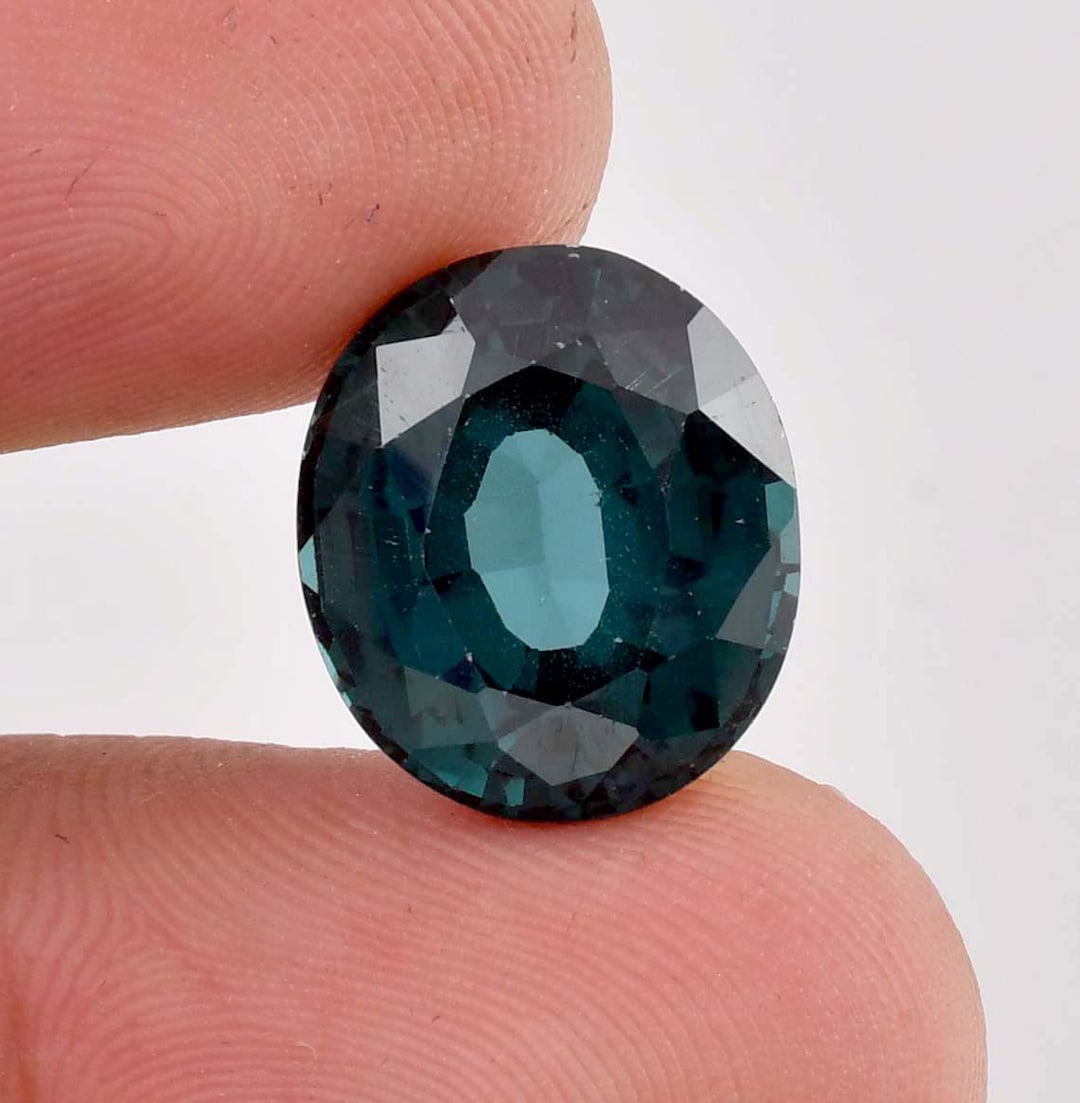 5.80 Ct Flawless Natural Indicolite Bi-color Blue Green Tourmaline Oval ...