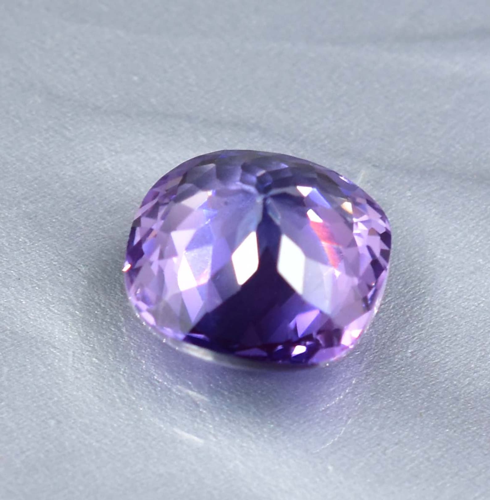 Flawless 16.30 Ct Natural Gray-purple Musgravite Cushion Cut Loose ...