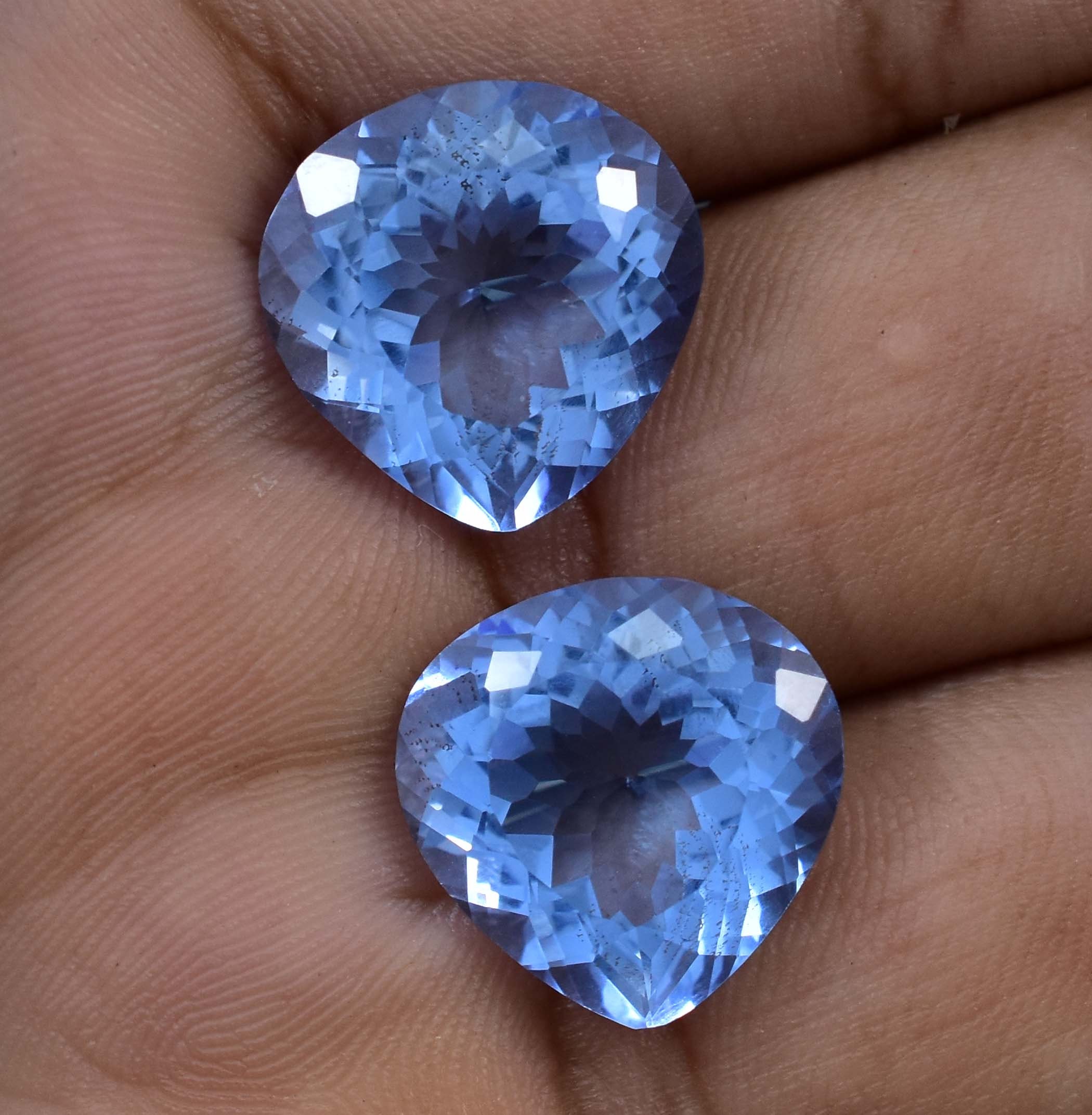 13 X 13 MM HUGE Flawless Natural Blue Namibia Jeremejevite - Etsy