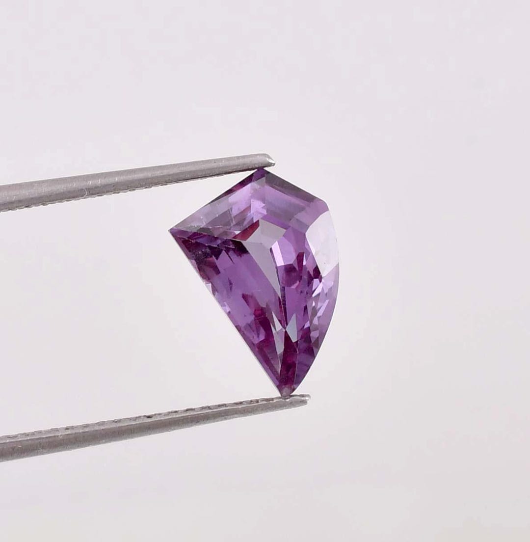 HUGE 9 X 7 Mm Flawless 3.20 Ct Natural Color-change Grey Purple ...
