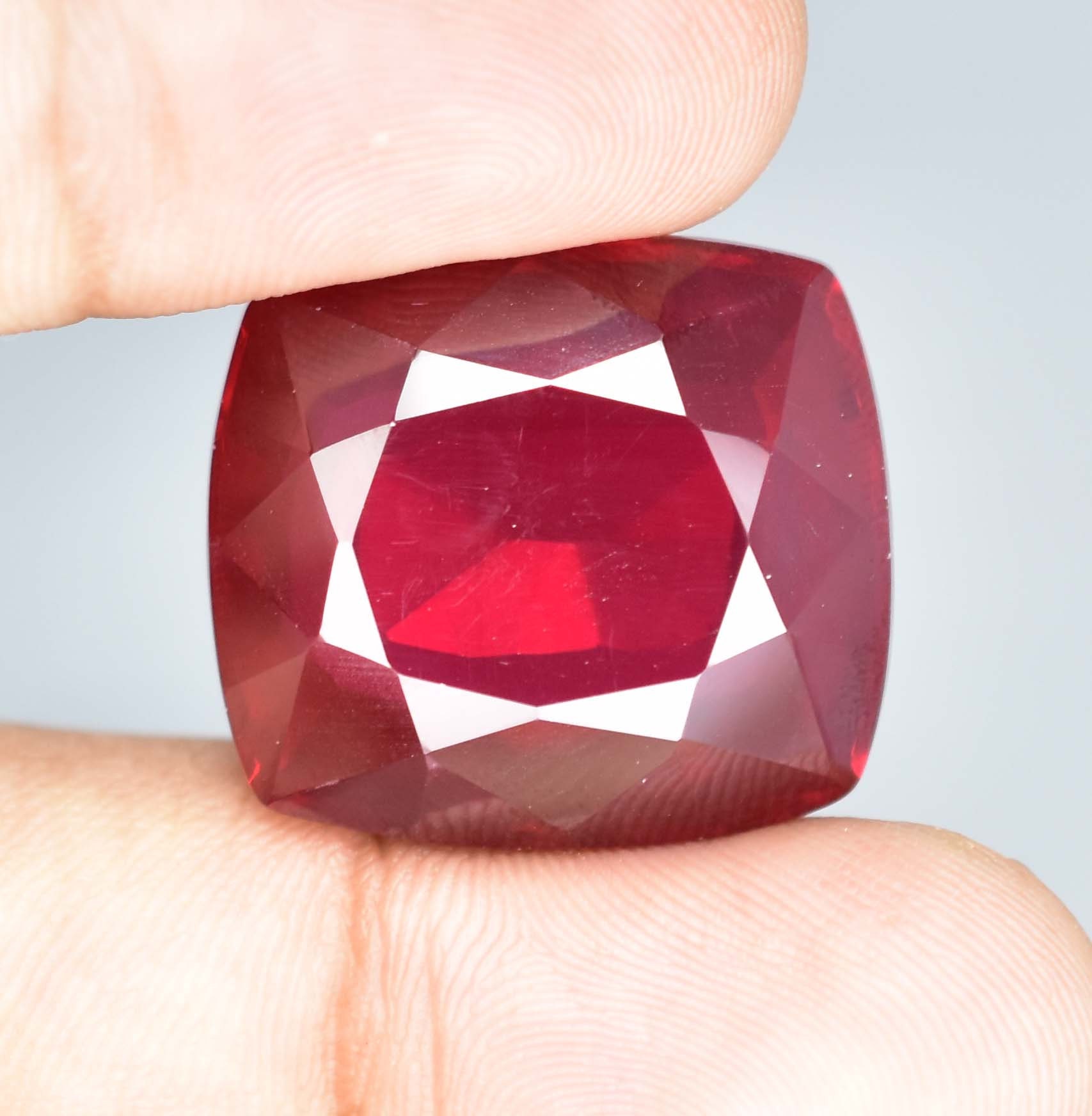 Loose Gemstone VERY Rare 74.60 Ct (100% Natural) Red Painite Burmese ...