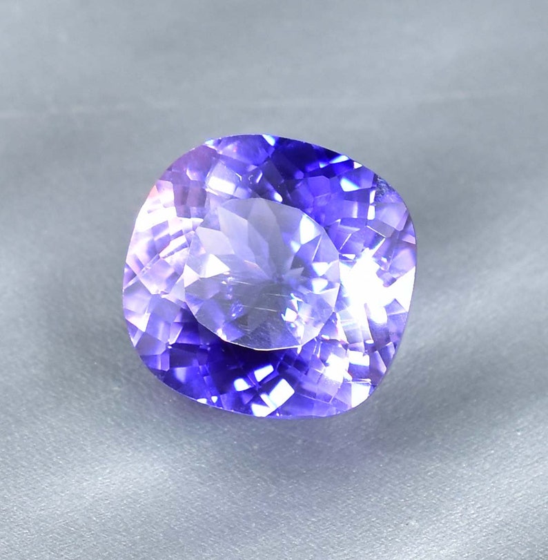 Flawless 16.30 Ct Natural Gray-purple Musgravite Cushion Cut Loose ...