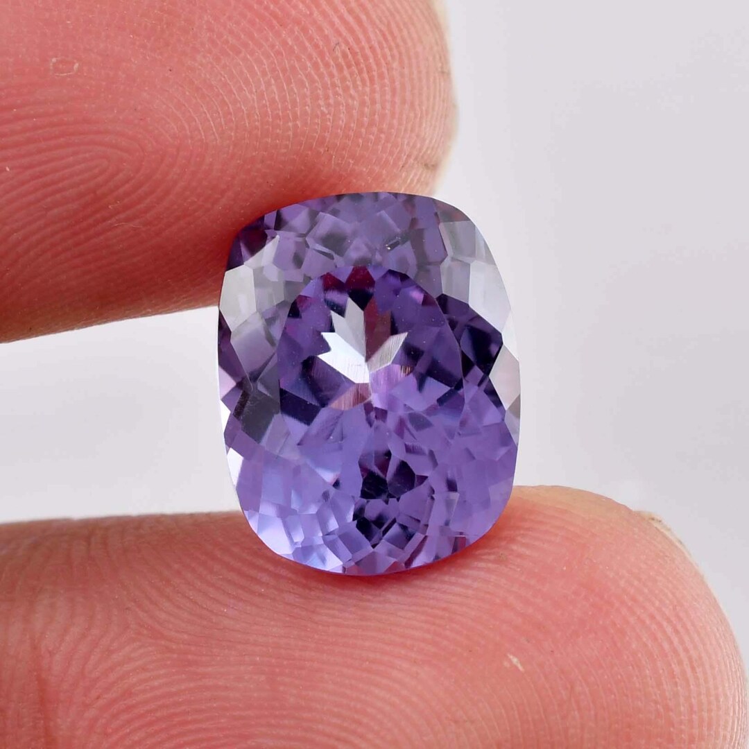 14 X 10 Mm Flawless 10.20 Ct Natural Color-change Grey Purple ...