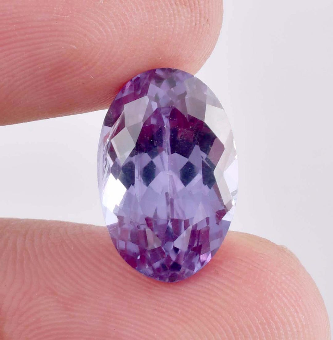 14 X 10 Mm Flawless 10.20 Ct Natural Color-change Grey Purple ...