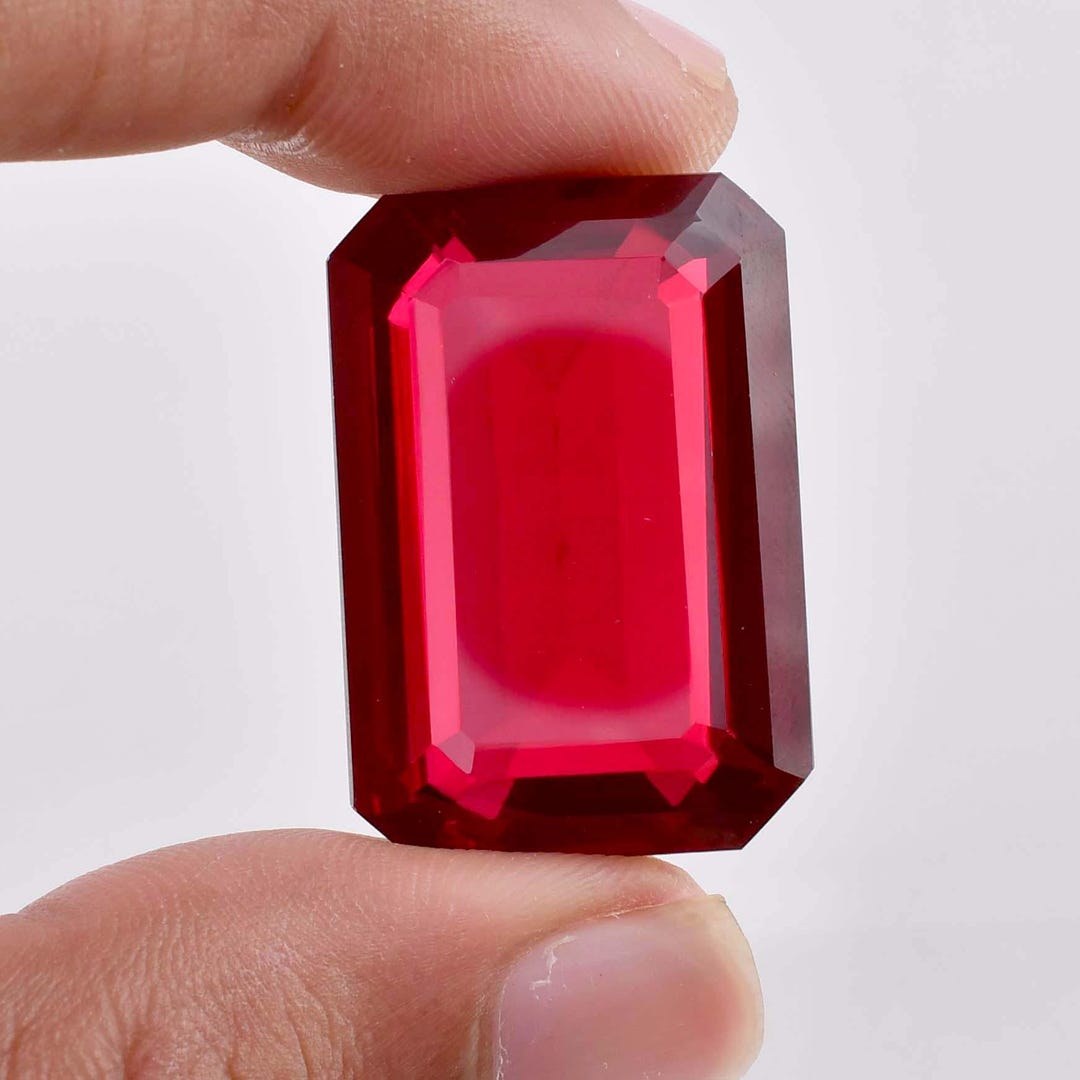 FLAWLESS Natural Red Painite Burmese Facet (GIT) Certified Radiant Cut ...