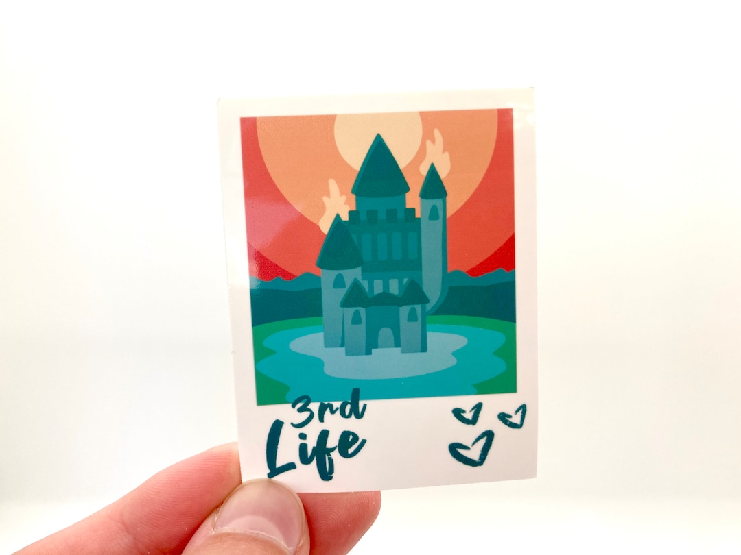 3rd Life Crastle Polaroid Location Vinyl Stickers - Etsy