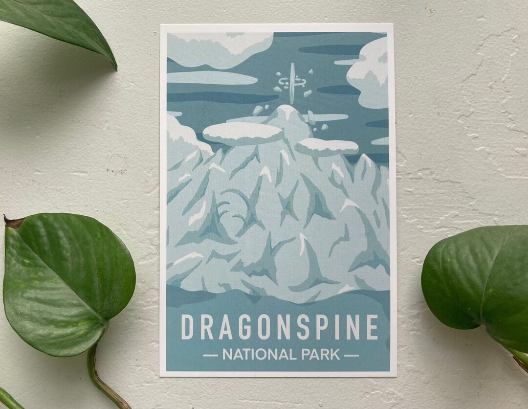 Dragonspine National Park Genshin Impact Mini Art Print Anime, Albedo ...