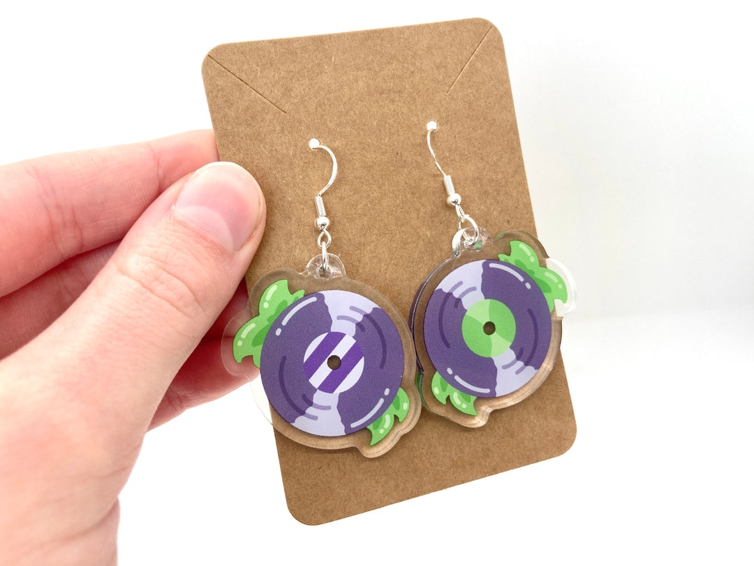 Cat and Mellohi Disk Acrylic Earrings Dream SMP, Tommyinnit, Fanart - Etsy