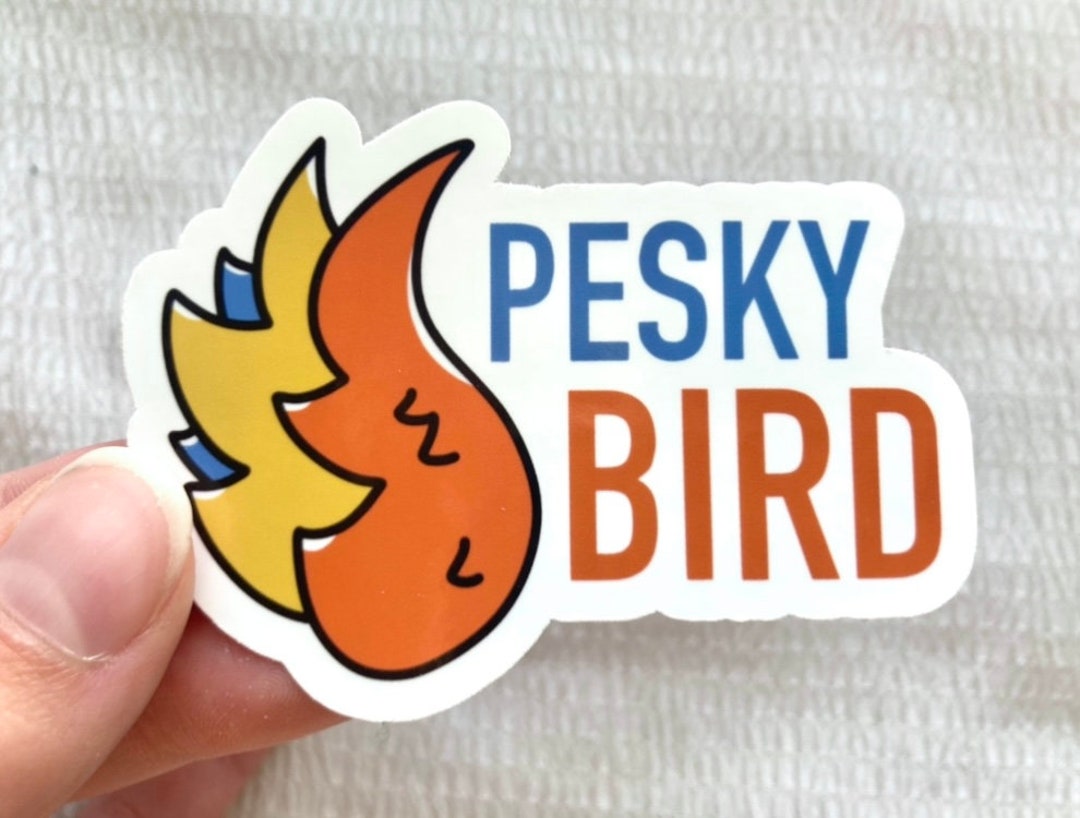 Pesky Bird Grian Glossy Vinyl Stickers Hermitcraft - Etsy