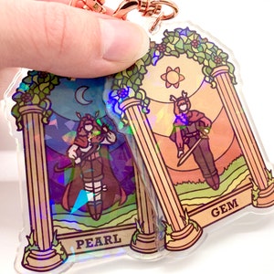 Life Series Duos Double-sided Acrylic Keychains | Grian, Scar, Tango ...