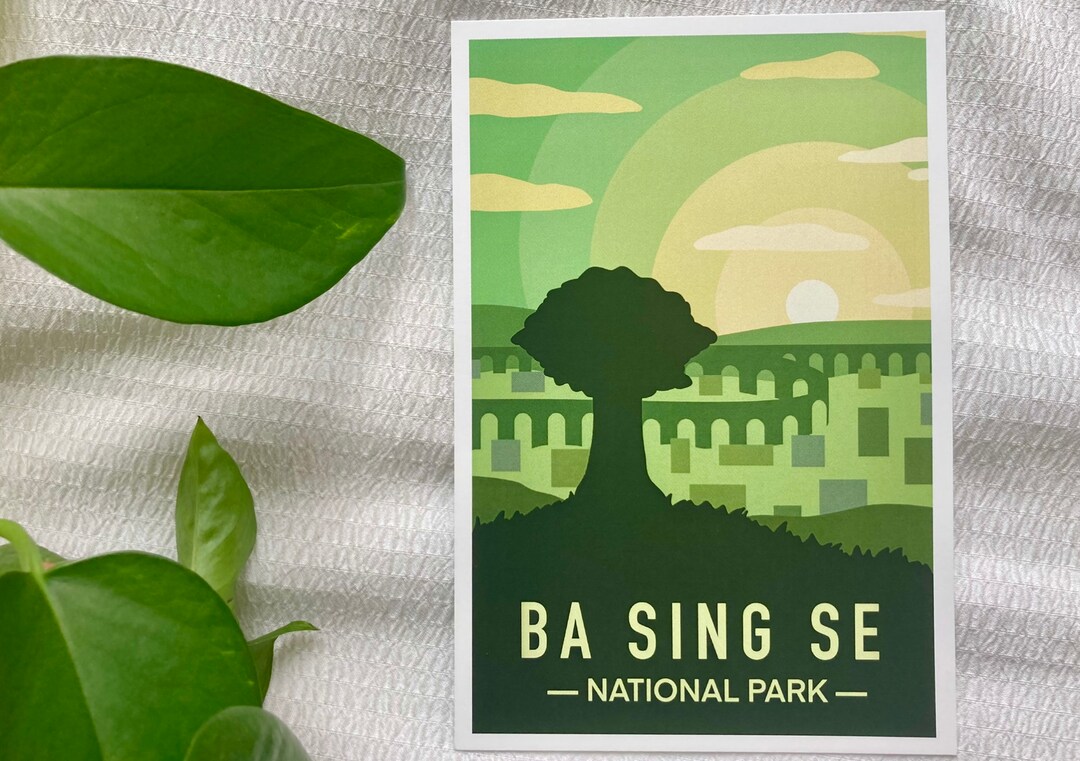Ba Sing Se National Park Avatar / ATLA Mini Art Print Anime, Aesthetic ...