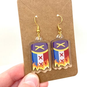 L'manburg Flag Acrylic Earrings | Dream SMP, Wilbur Soot, Fanart - Etsy