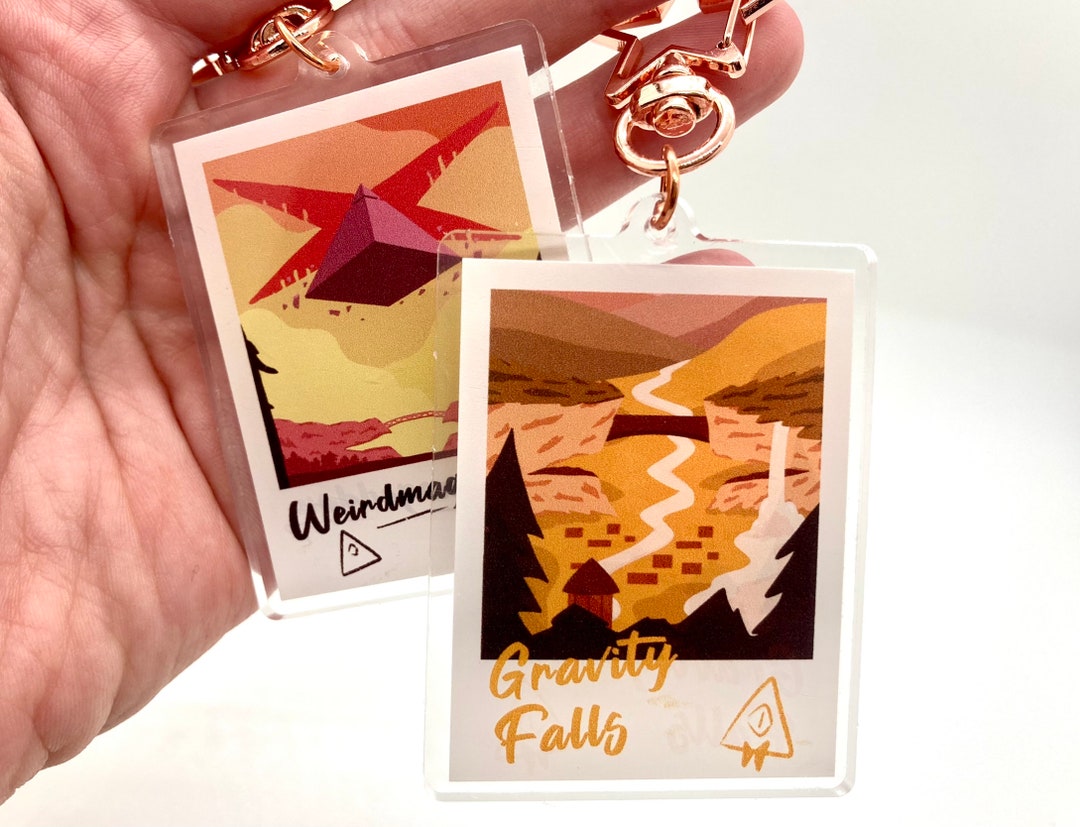 Gravity Falls Weirdmageddon Polaroid Double-sided Acrylic Keychains - Etsy