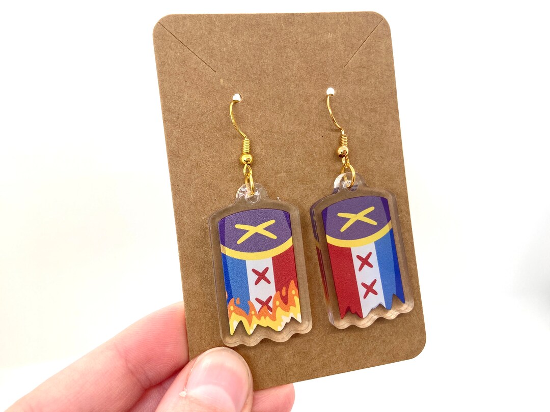 L'manburg Flag Acrylic Earrings | Dream SMP, Wilbur Soot, Fanart - Etsy