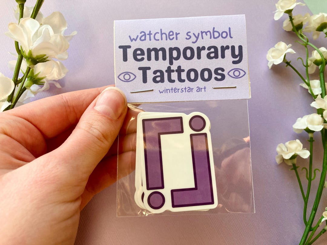 Evo SMP / Life Series Watcher Symbol Temporary Tattoos (3 Pack) - Etsy