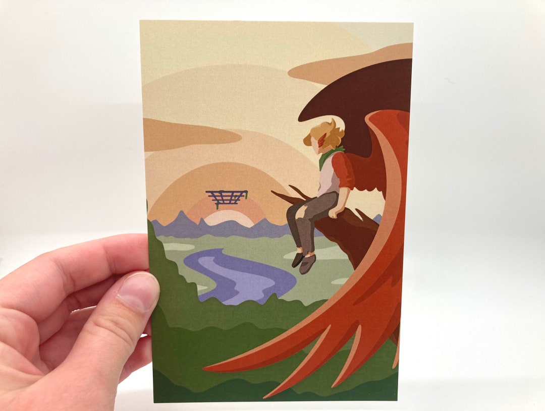 Avian Tommyinnit Mini Art Print Dream SMP Origins - Etsy