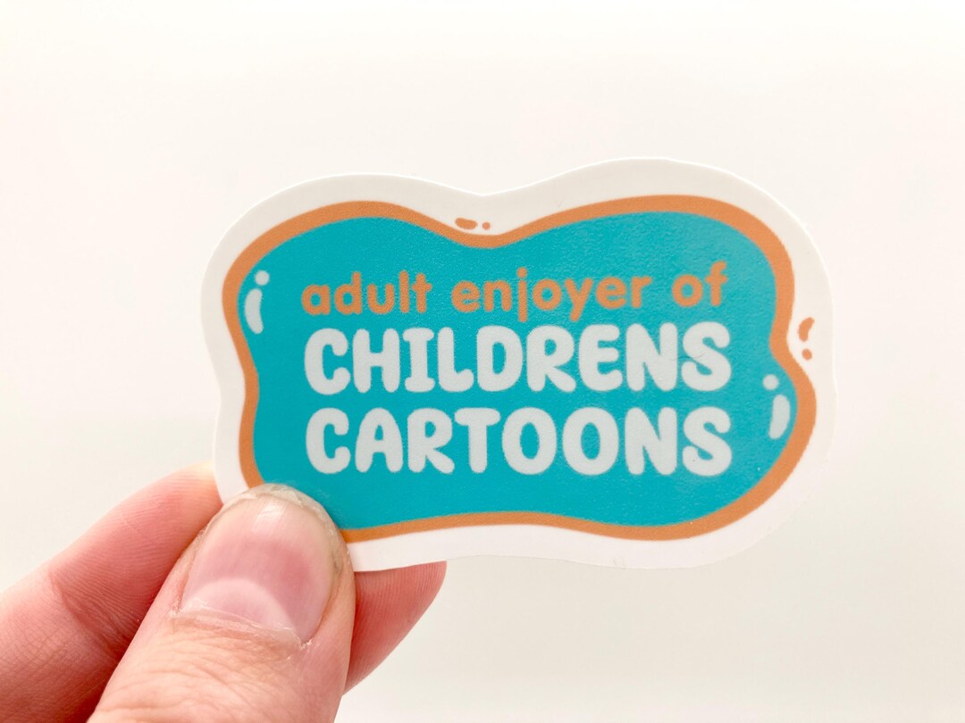 Cartoons Fanart Glossy Vinyl Stickers - Etsy