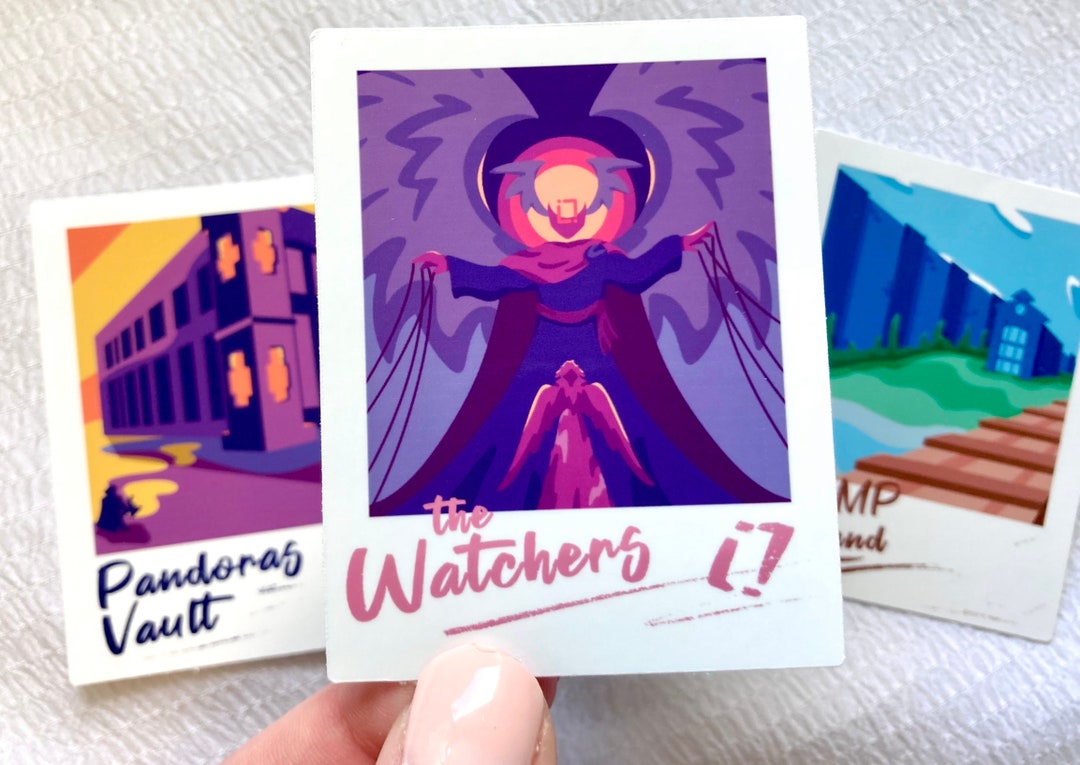Dream SMP / Watcher / QSMP Polaroid Location Stickers Dsmp / Mcyt Vinyl ...