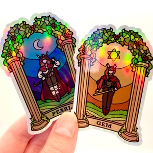 Life Series Characters Holographic Vinyl Stickers | Grain, Scar, Tango ...