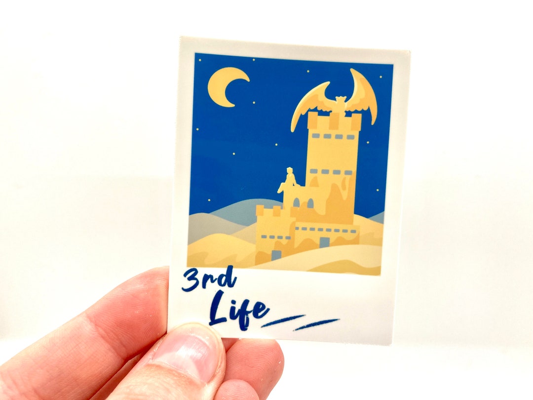 3rd Life Desert Duo (scar & Grian) Polaroid Location Vinyl Stickers - Etsy