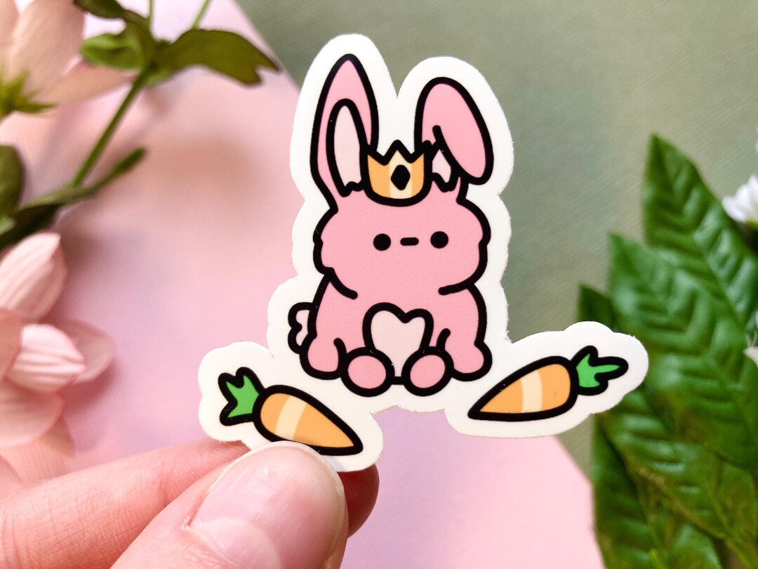 Baby Chibi Bunnyblade Glossy Vinyl Stickers | DSMP / Origins SMP ...