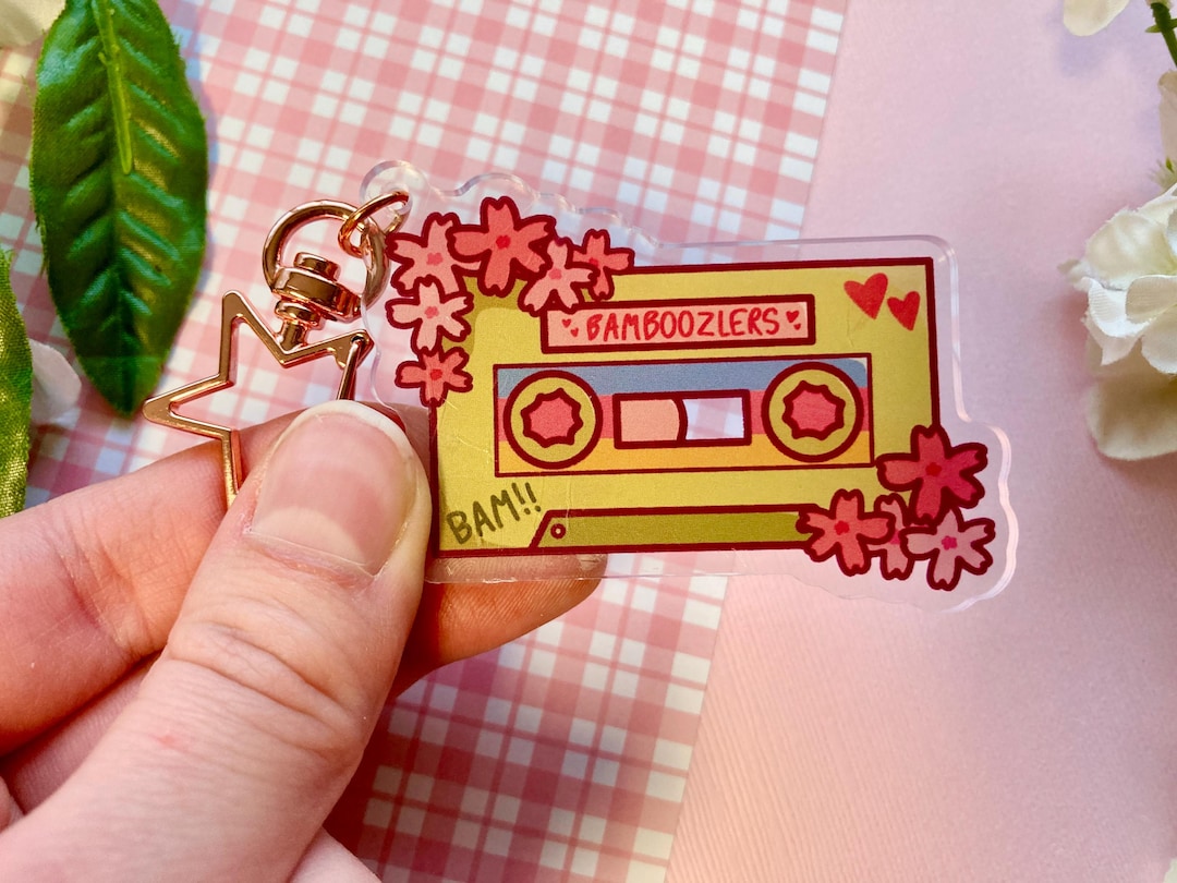 Jimmy, Scar, Lizzie Keychain | Bamboozlers Cassette Tape Double-sided ...