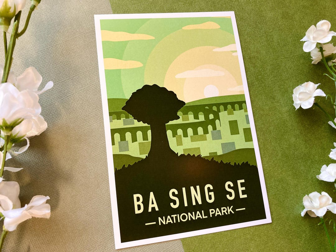 Ba Sing Se National Park - Avatar / ATLA Mini Art Print | Anime ...