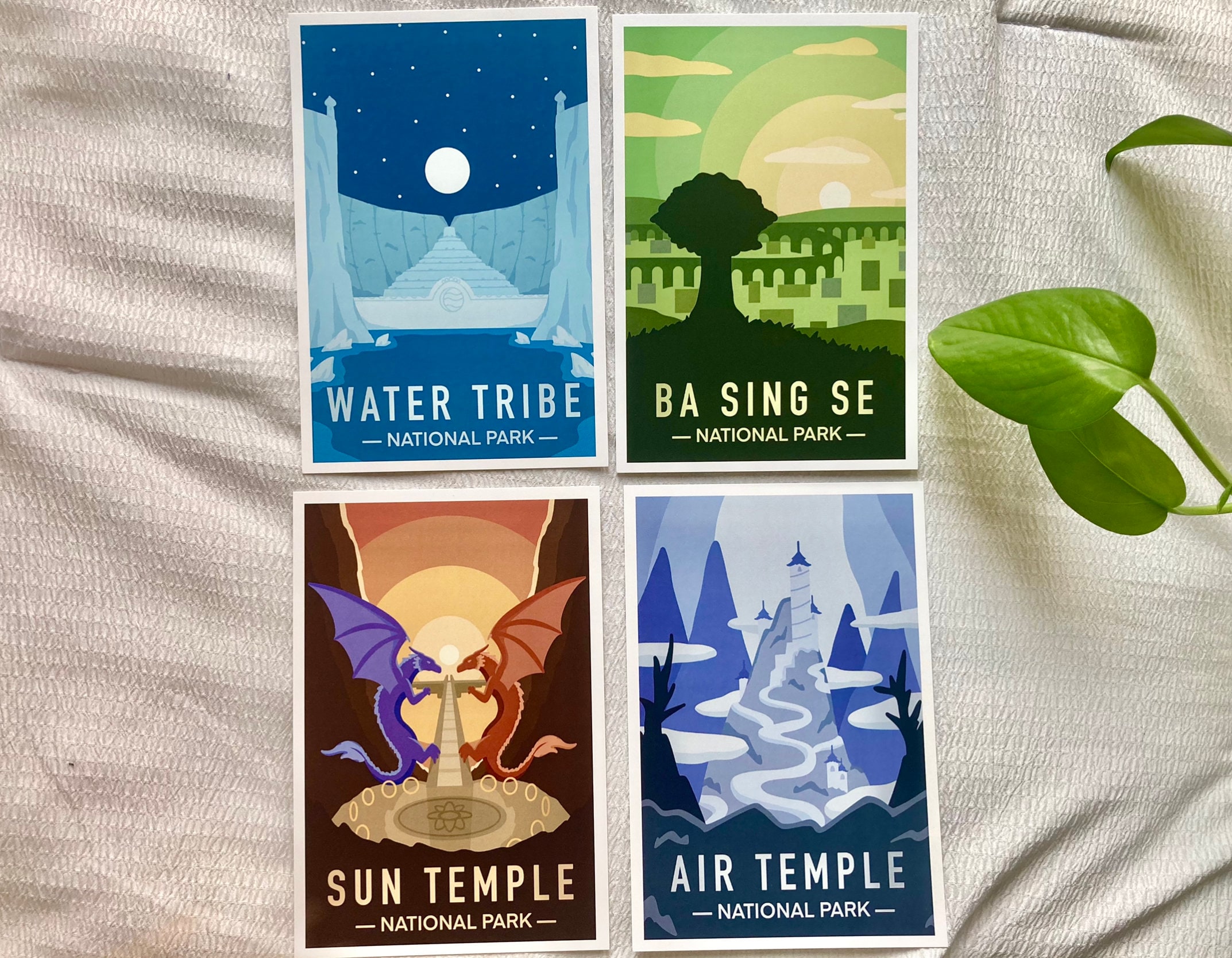 Ba Sing Se National Park Avatar / ATLA Mini Art Print - Etsy Canada