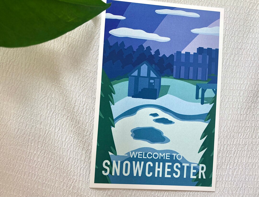 Snowchester Mini Art Print – Dream SMP Fan Art (4x6") - Etsy