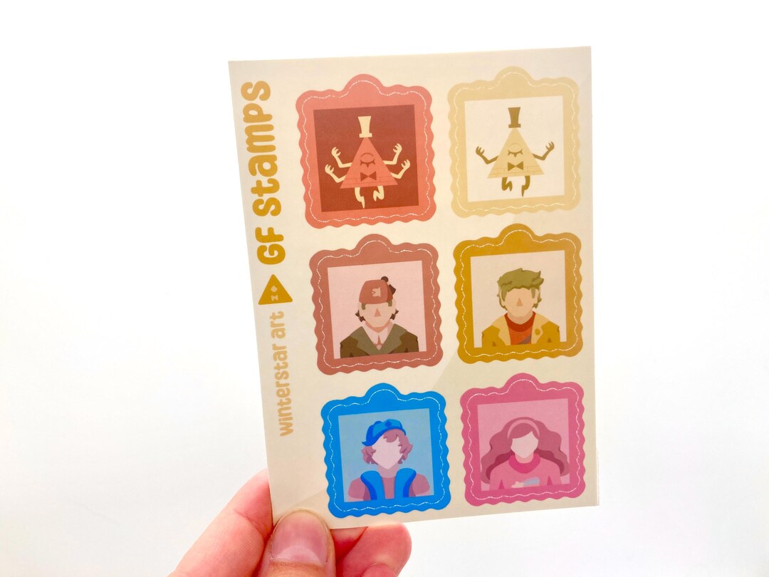 Pines Family & Bill Cipher Sticker Sheet - Etsy