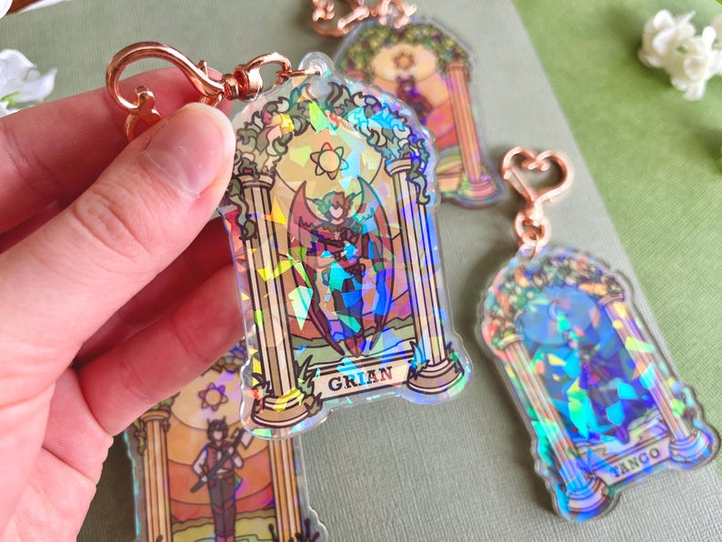 Life Series Duos Double-sided Acrylic Keychains | Grain, Scar, Tango ...