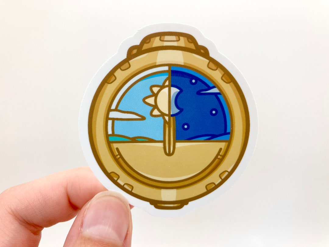 MC Clock Video Game Vinyl Sticker - Etsy