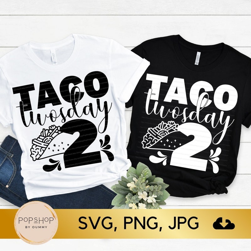 Tacos for Two Svg - Etsy
