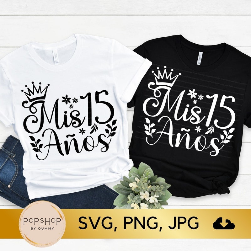 Mis 15 Anos Png - Etsy