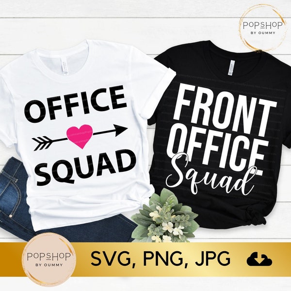 Office Squad Svg - Etsy