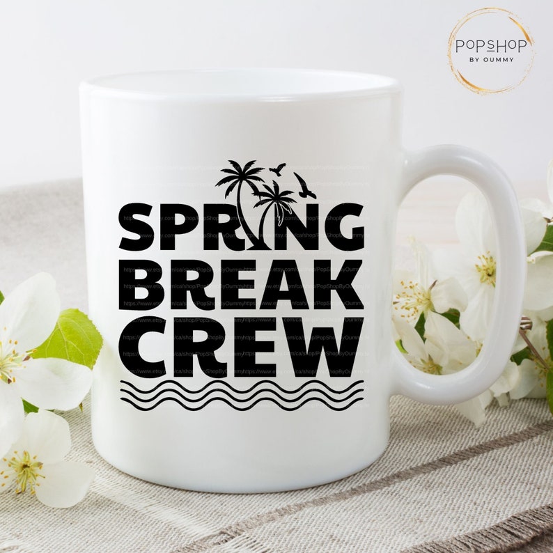 Spring Break Crew SVG Spring Break Svg Vacation Matching | Etsy