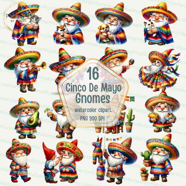 Fiesta Gnome - Etsy