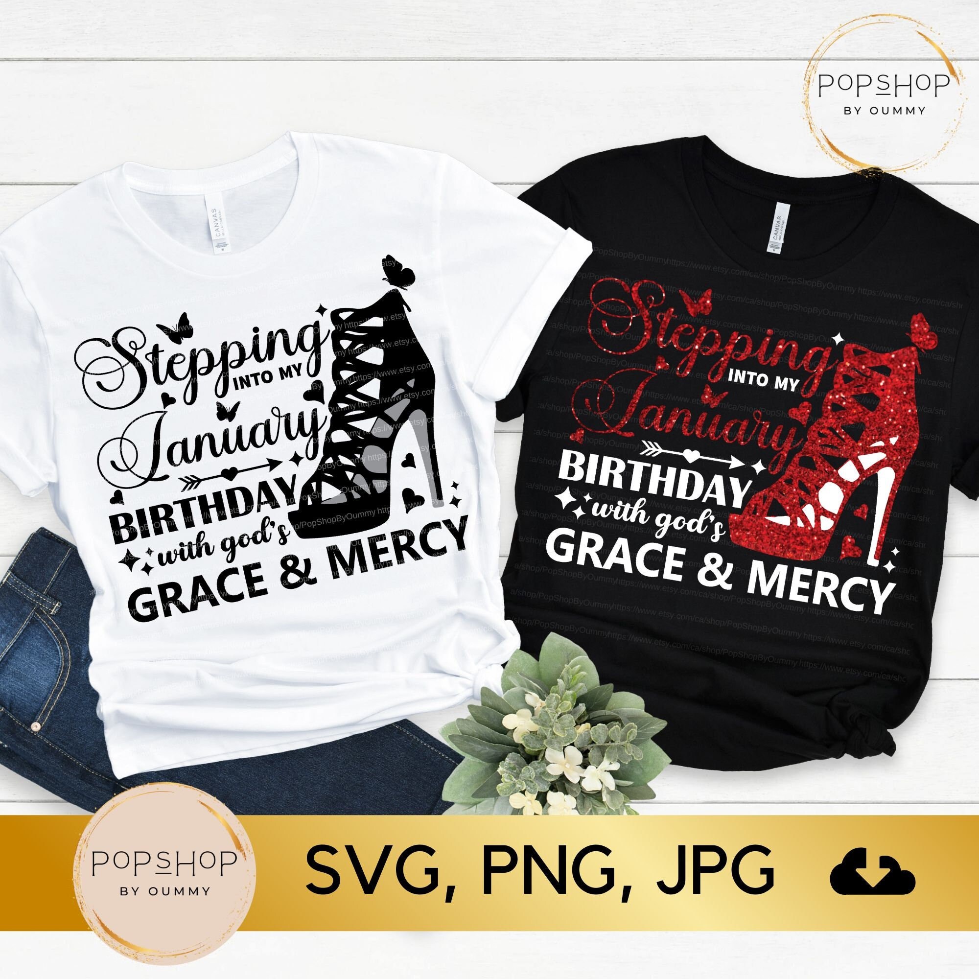 Stepping Into My January Birthday SVG Queen Was Born in - Etsy