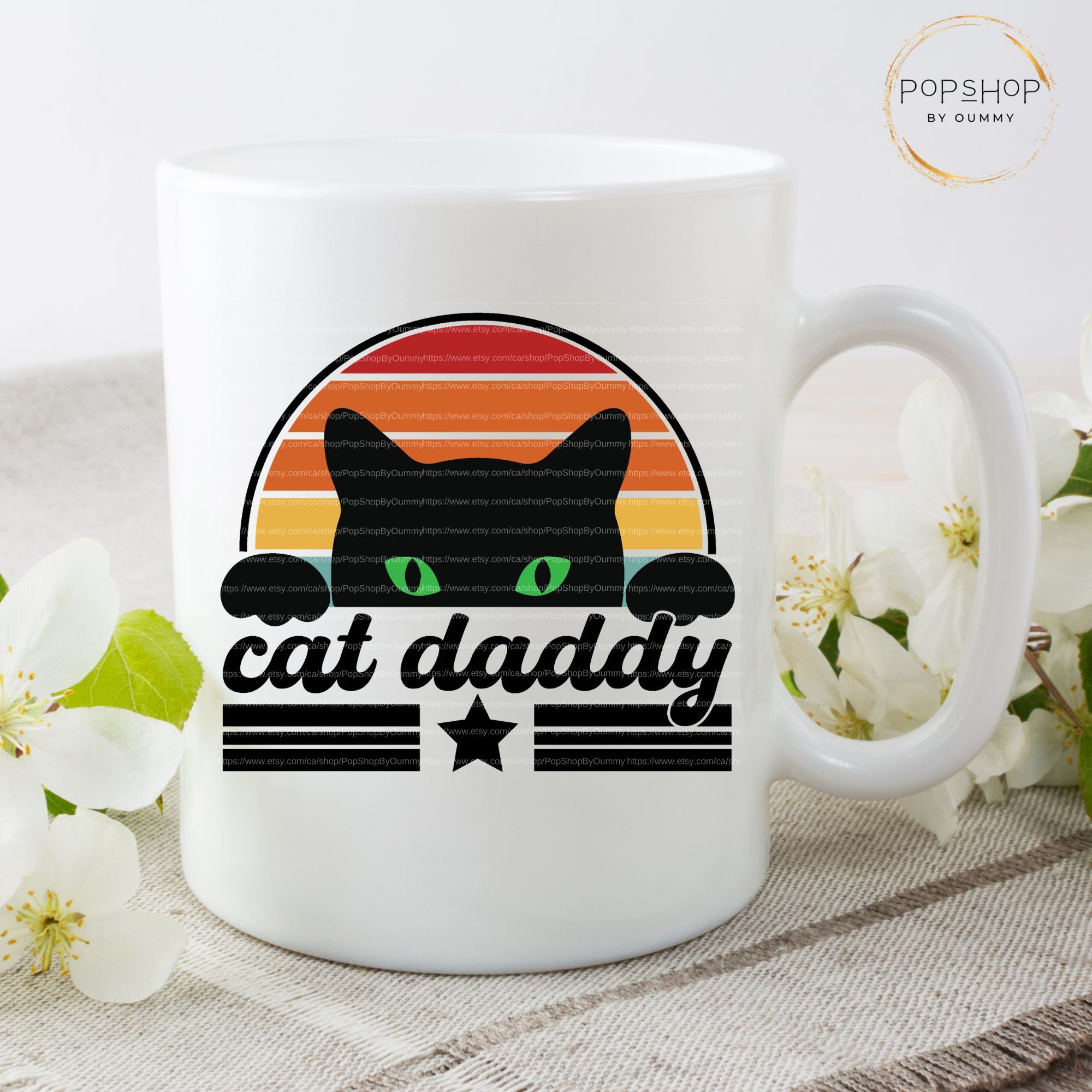 Cat Daddy SVG Cat Dad Svg Retro Svg Vintage Svg - Etsy Canada