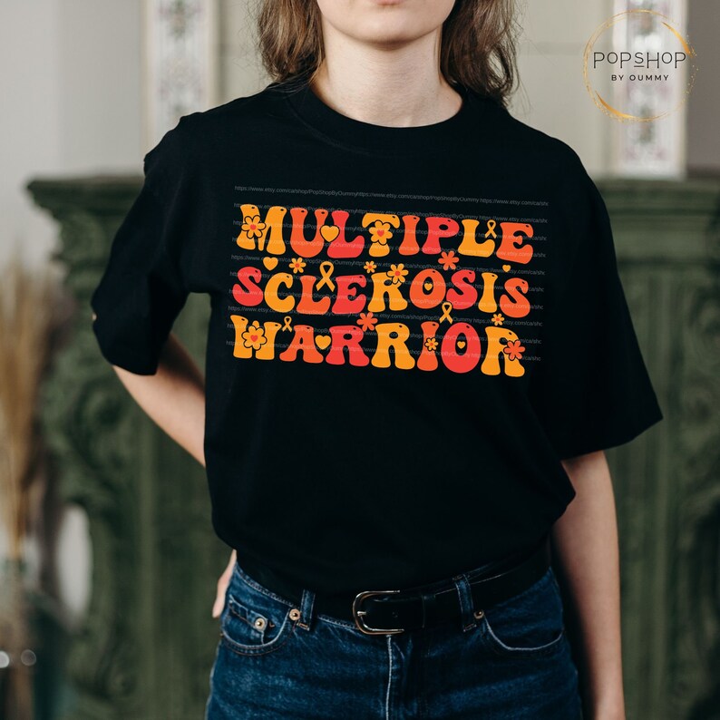 Multiple Sclerosis Warrior SVG, Multiple Sclerosis Awareness Month Svg ...