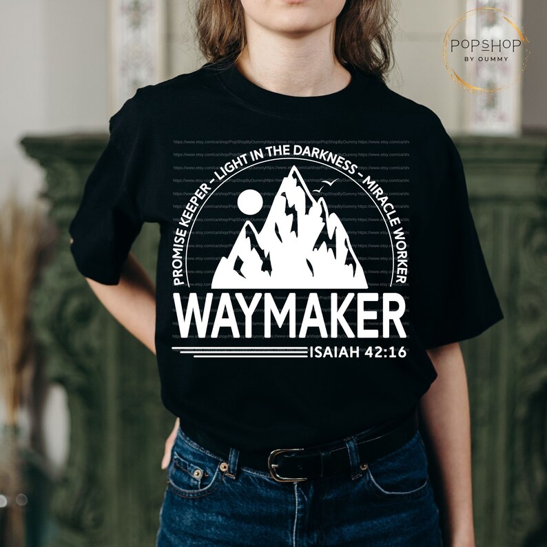 Waymaker SVG Miracle Worker Svg Christian Gift Svg - Etsy