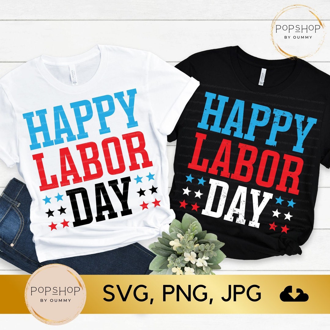 Happy Labor Day SVG, Retro Svg, September American Holiday, September ...