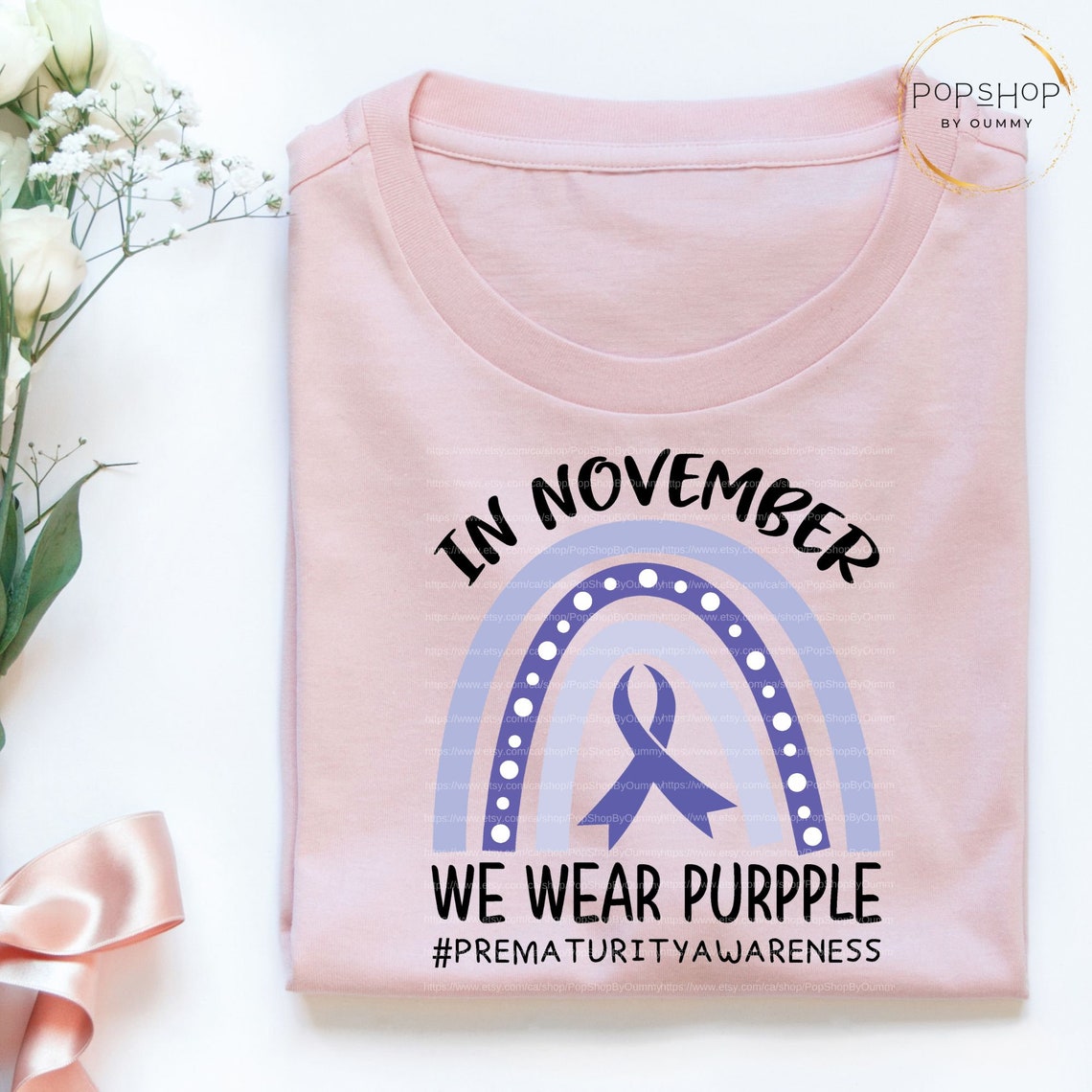 In November We Wear Purple SVG Prematurity Awareness Svg - Etsy