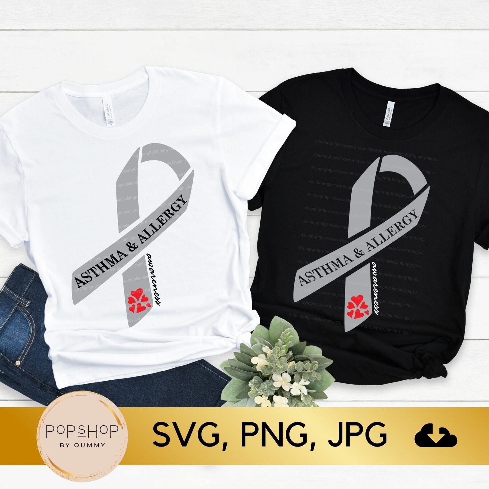 Asthma Day SVG Asthma Gray Ribbon Svg Ribbons Awareness Svg - Etsy