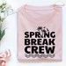 Spring Break Crew SVG, Spring Break Svg, Vacation Matching Shirt Design ...