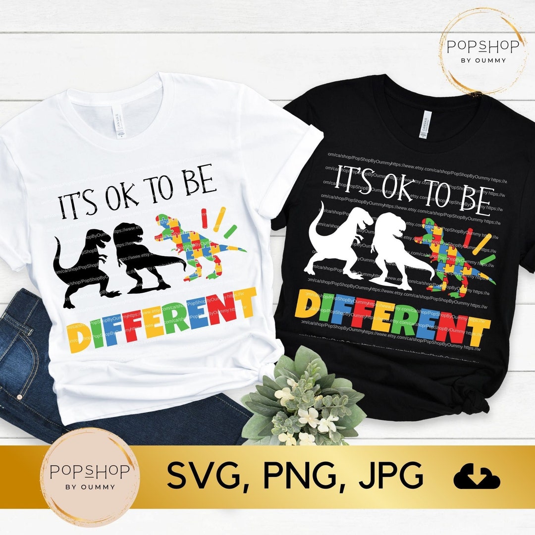 It's Ok to Be Different SVG, Autism Awareness Svg, Autism Puzzle Svg ...